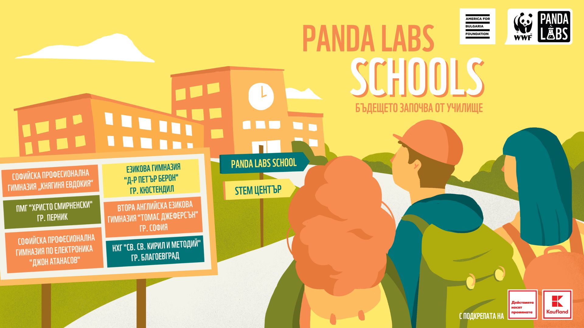 Шест български училища стават част от Panda Labs Schools | WWF