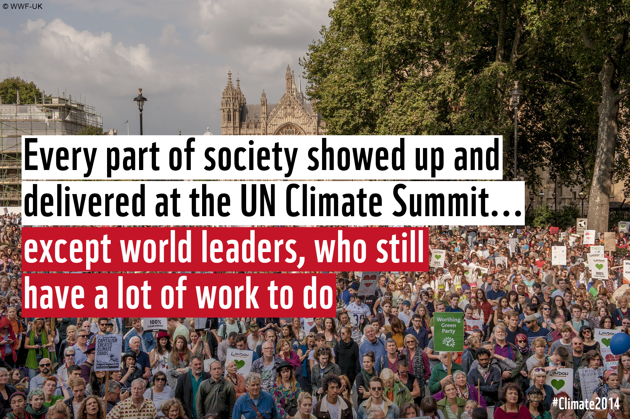 World to governments: It’s your turn to lead on climate change | WWF